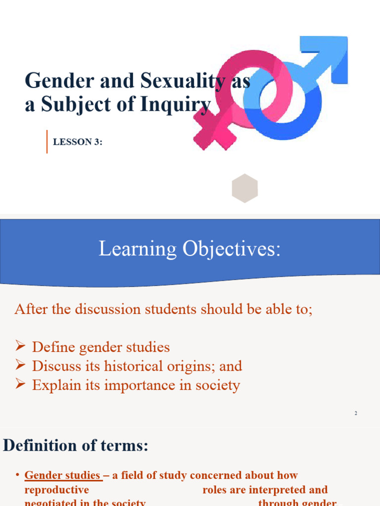 Gender Studies: Origins, Roles, and Ethics | PDF | Gender | Gender Studies