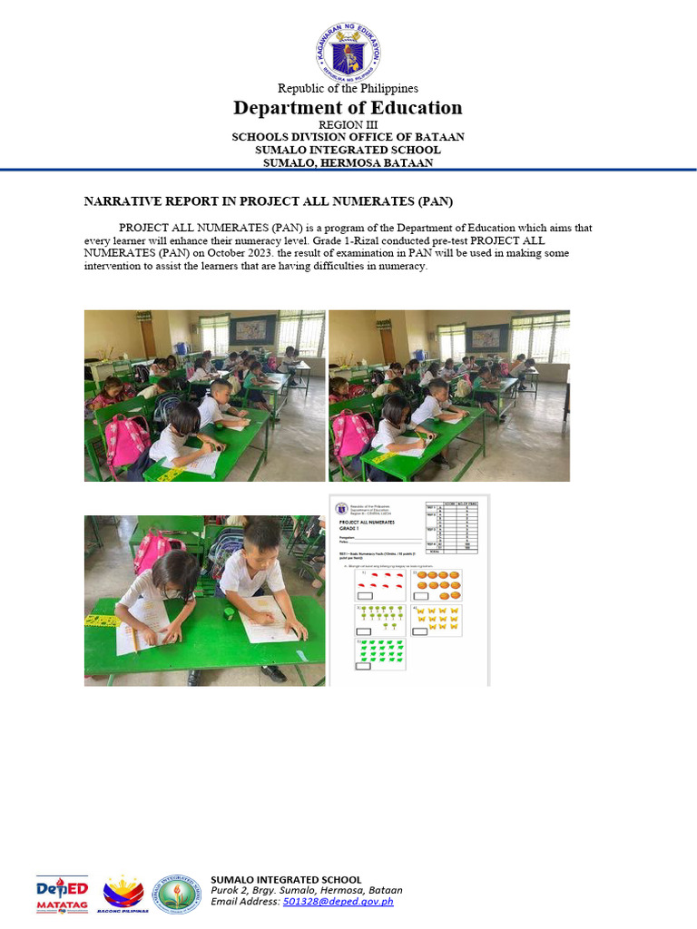 Pan Narrative Report | PDF