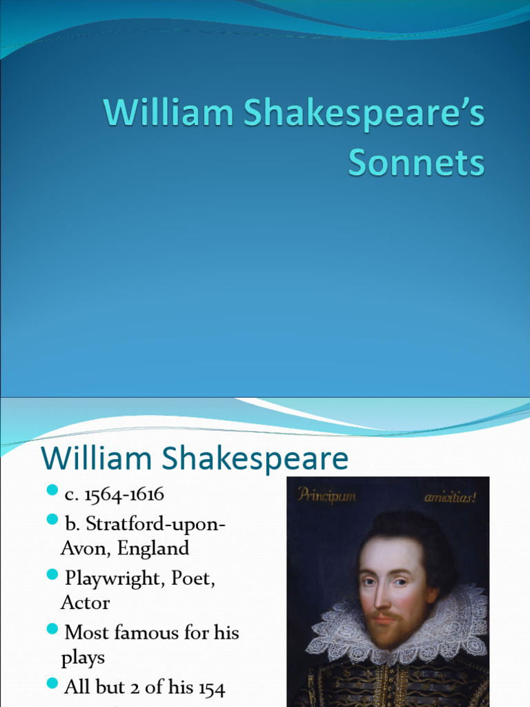 William Shakespeare's Sonnets | PDF | Shakespeare's Sonnets | Rhetoric