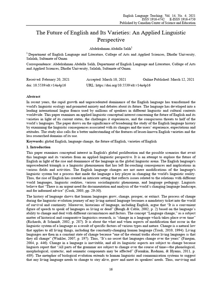 Ej 1293060 | PDF | Linguistics | English Language