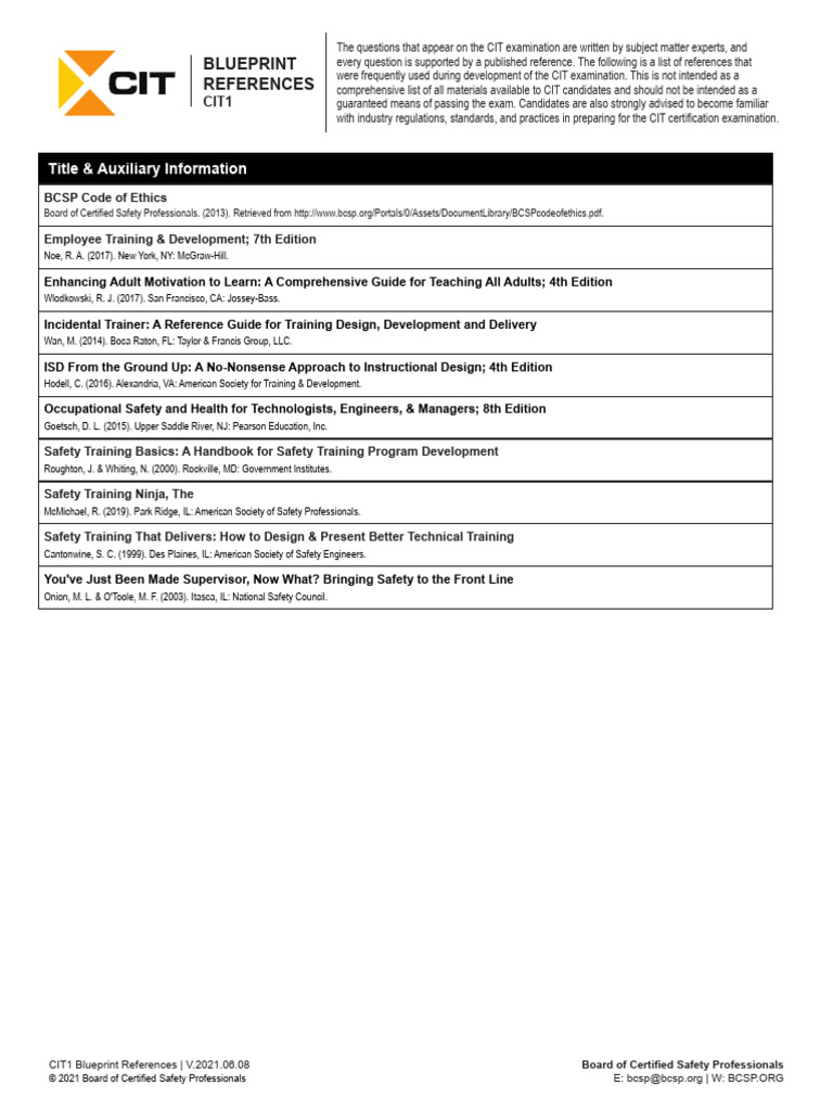 CIT References | PDF