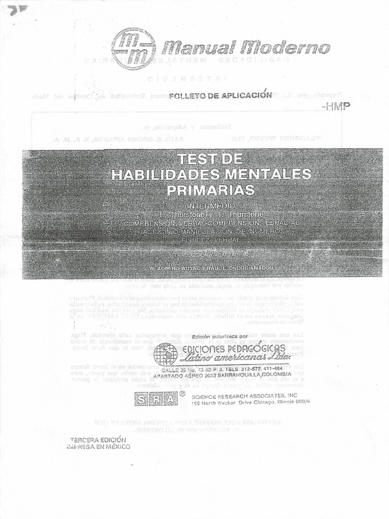 Test HMP | PDF