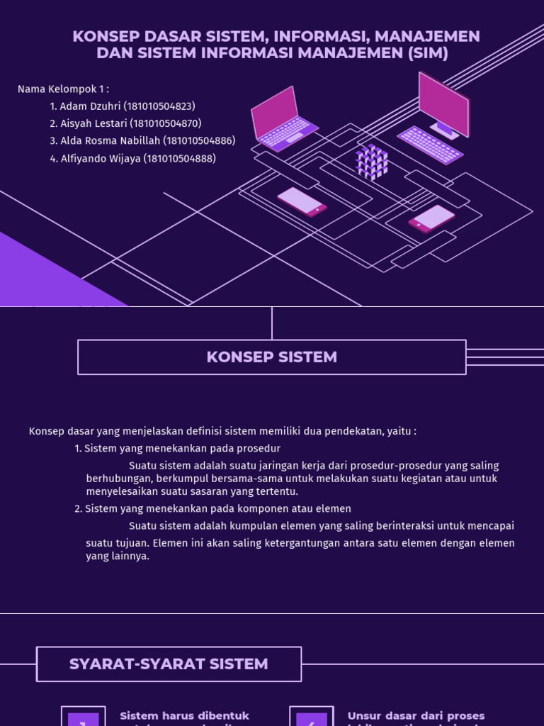 Konsep Dasar Sistem Informasi Manajemen | PDF