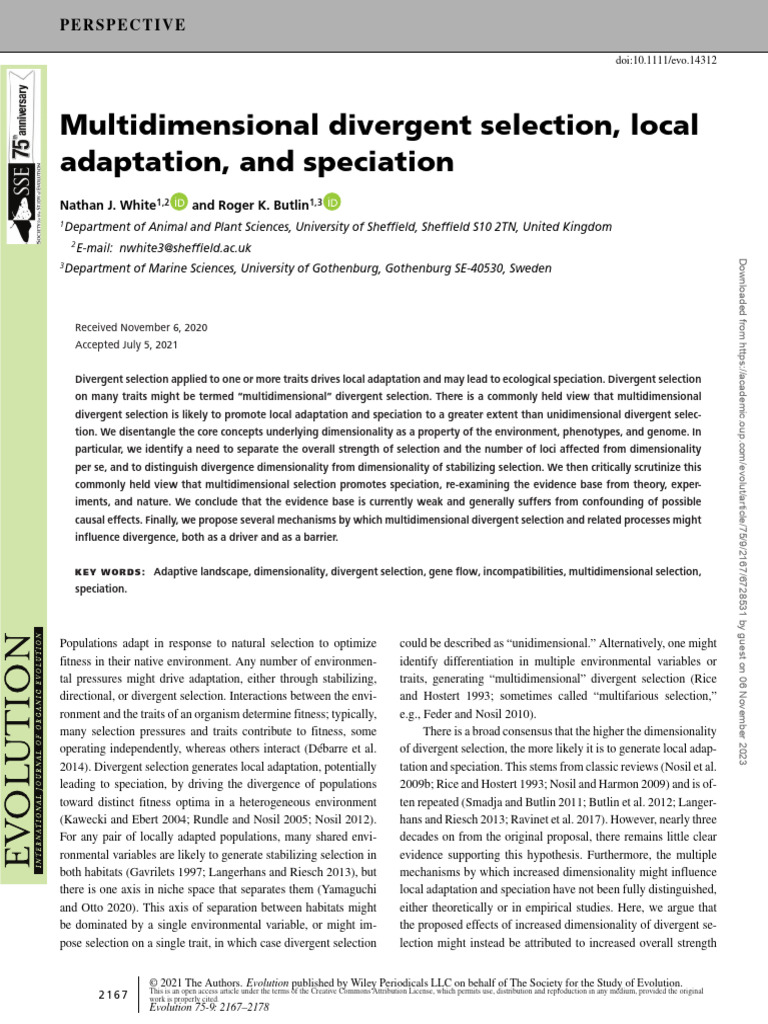 jurnal | PDF | Natural Selection | Evolution