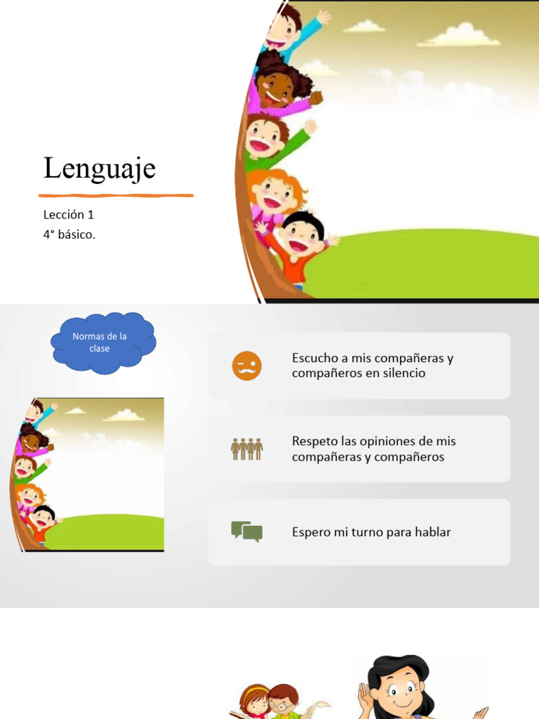 Lenguaje Leccion 1 | PDF