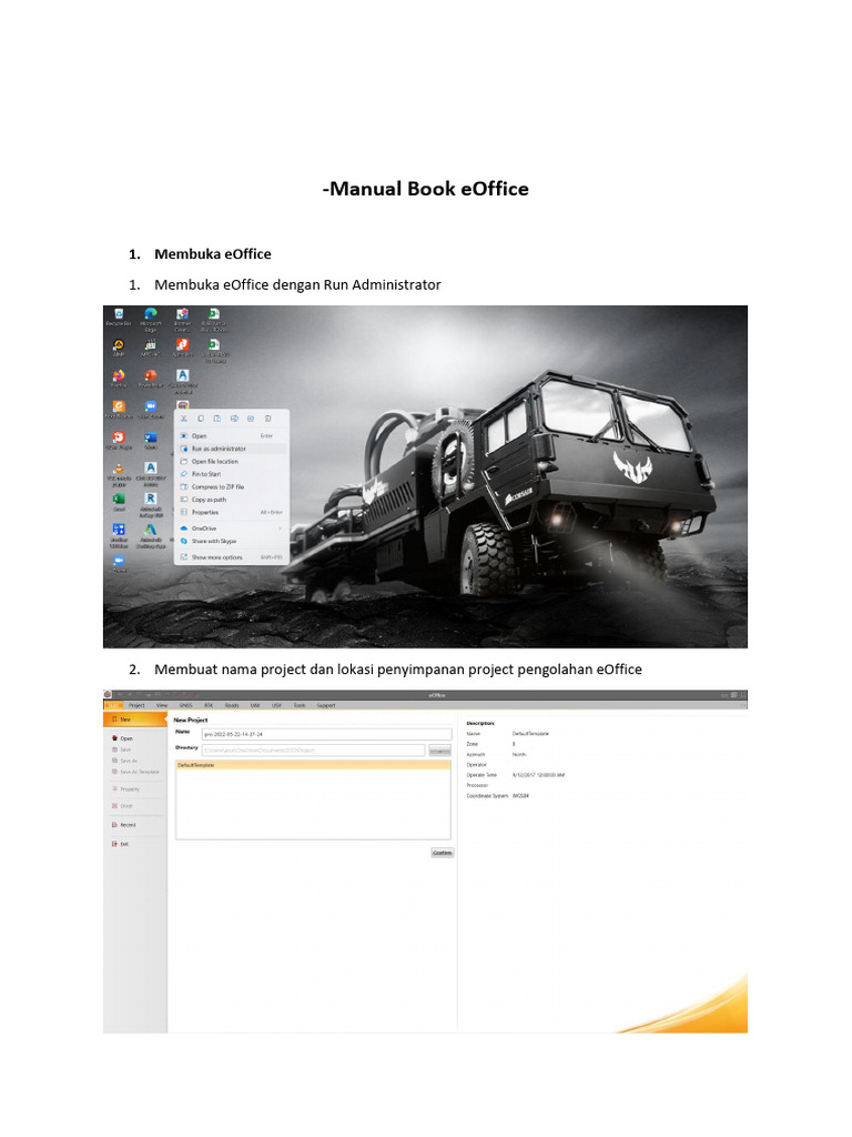 Manual Book EOffice N | PDF | Komputer