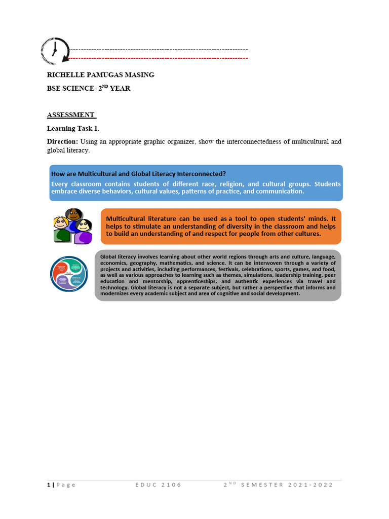 EDUC 2209 Learning Task M2 | PDF | Microorganism | Reproduction