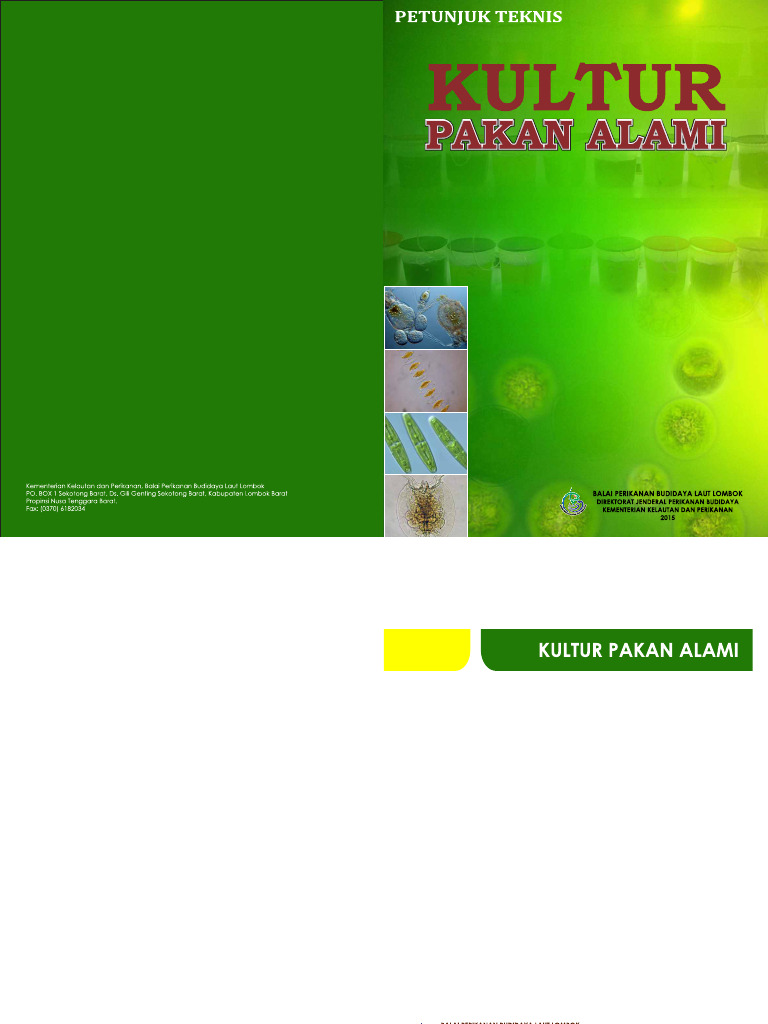 Juknis Pakan Alami | PDF