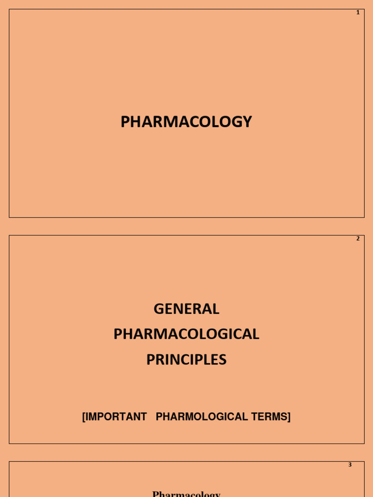 Pharmacology 2 | PDF | Pharmacology | Chemistry