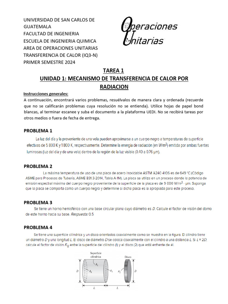 TAREA 1 iq3-PRIMER SEMESTRE 2024 | PDF | Métodos y materiales de enseñanza