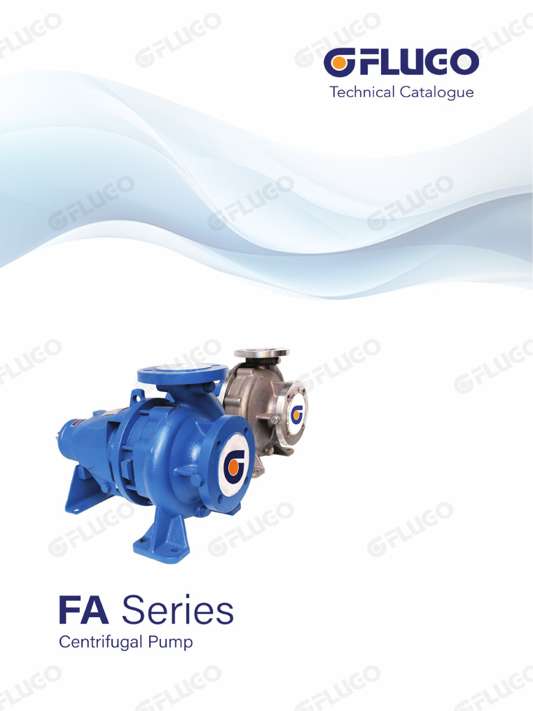 CATALOGUE FLUGO FA SERIES | PDF