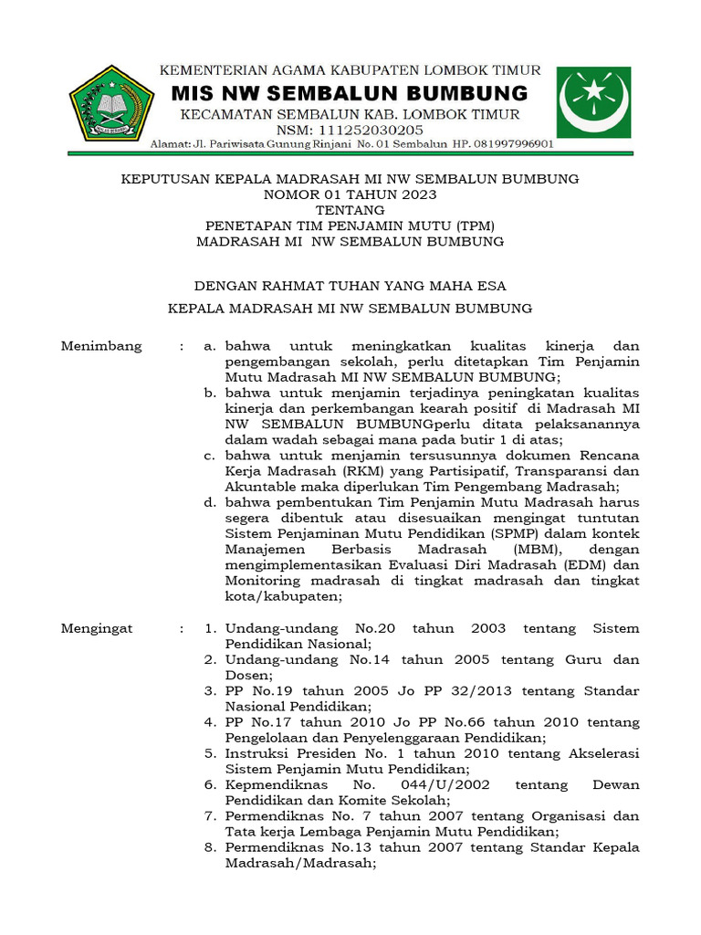 SK TPM MI NW SBB | PDF