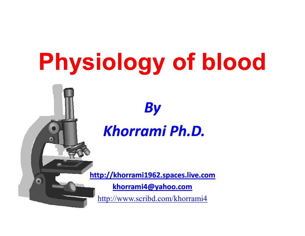 Blood Slides | PDF