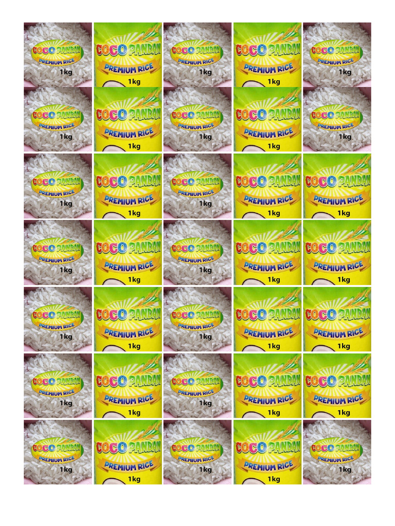 Coco Pandan Rice | PDF