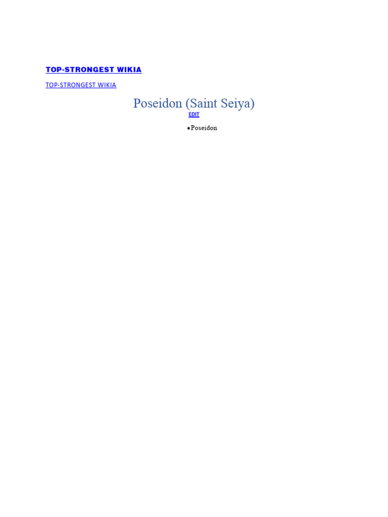 Top Strongest.fandom.com Poseidon | PDF