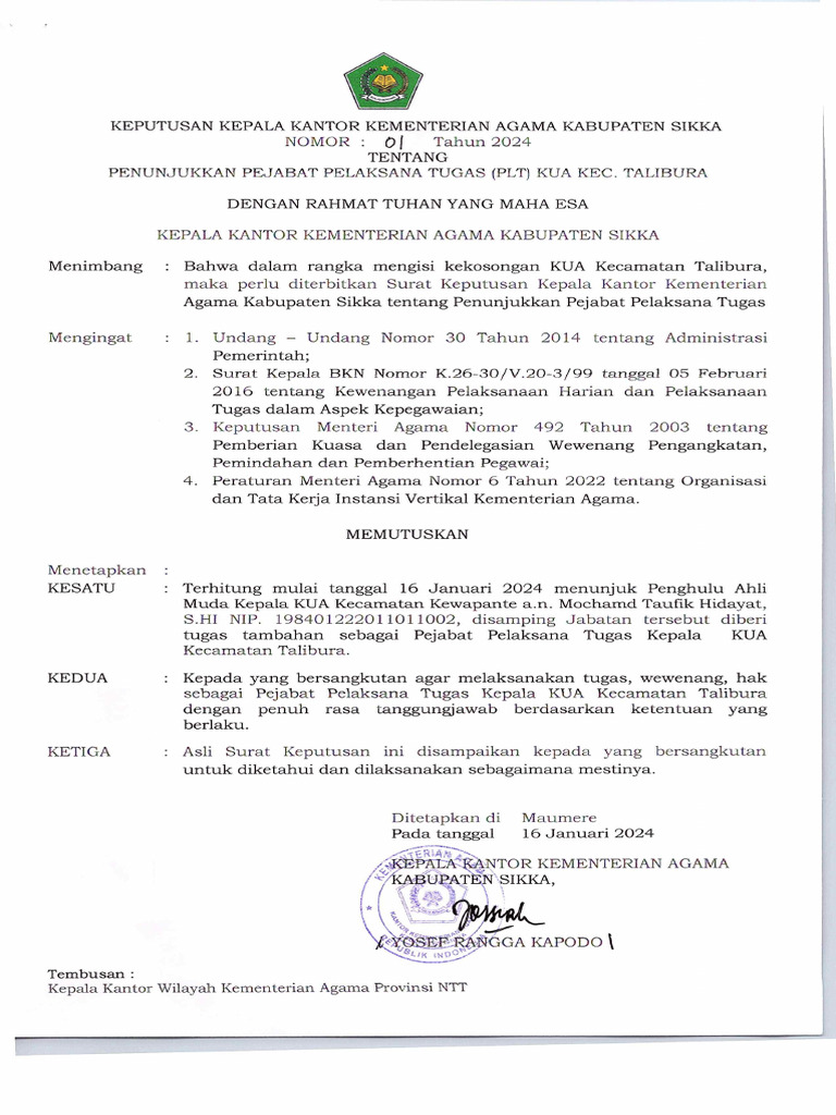 SK PLT Talibura 2024 | PDF