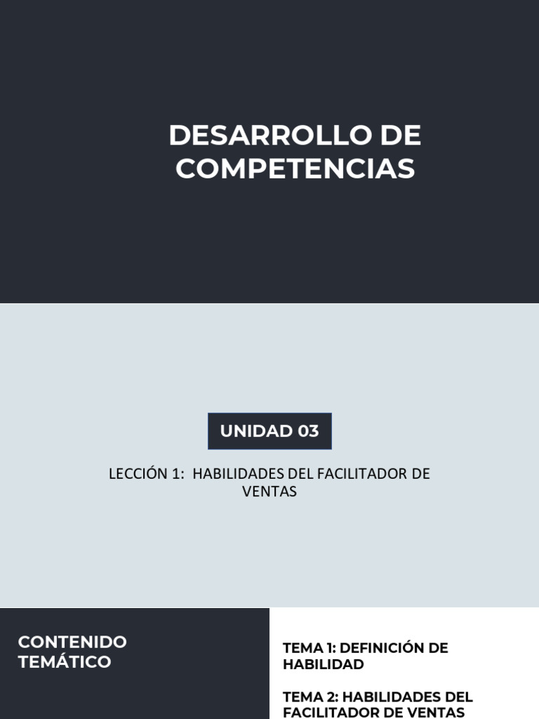Clase 4 Desarrollo de Competencias | PDF | Persuasión | Cliente