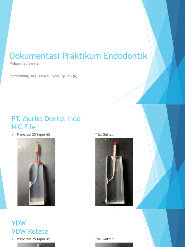 Laporan Praktikum Endodontik | PDF