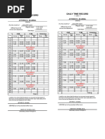 Sample-Dtr - August | PDF