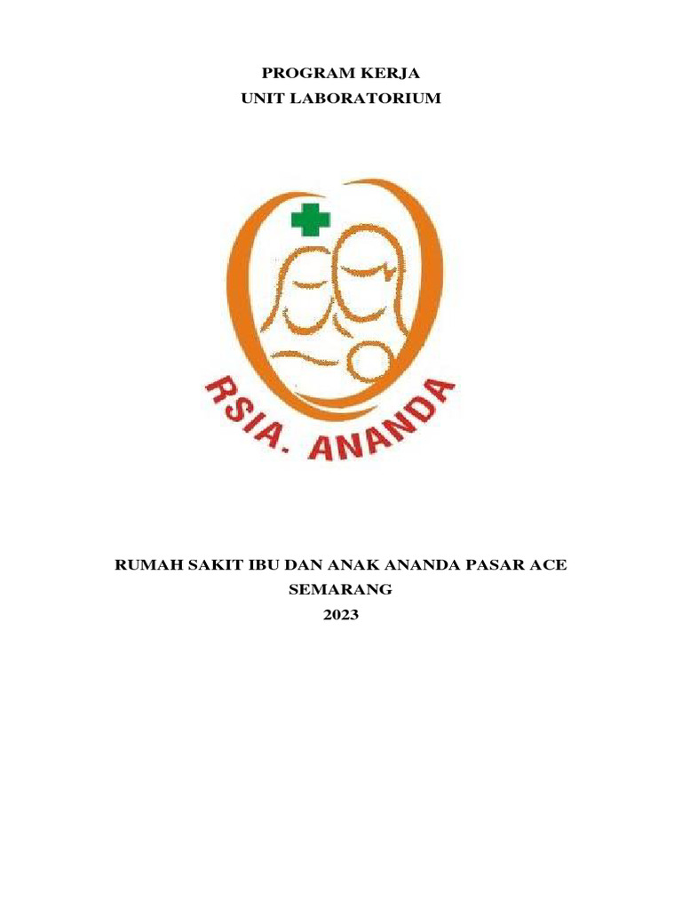 Program Kerja Laboratorium RSIA Ananda | PDF