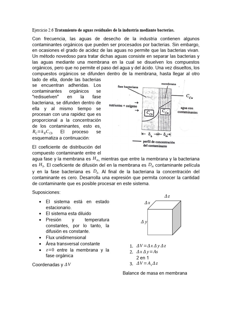 Ejercicio 2-2 | Descargar gratis PDF | Las bacterias | Membrana
