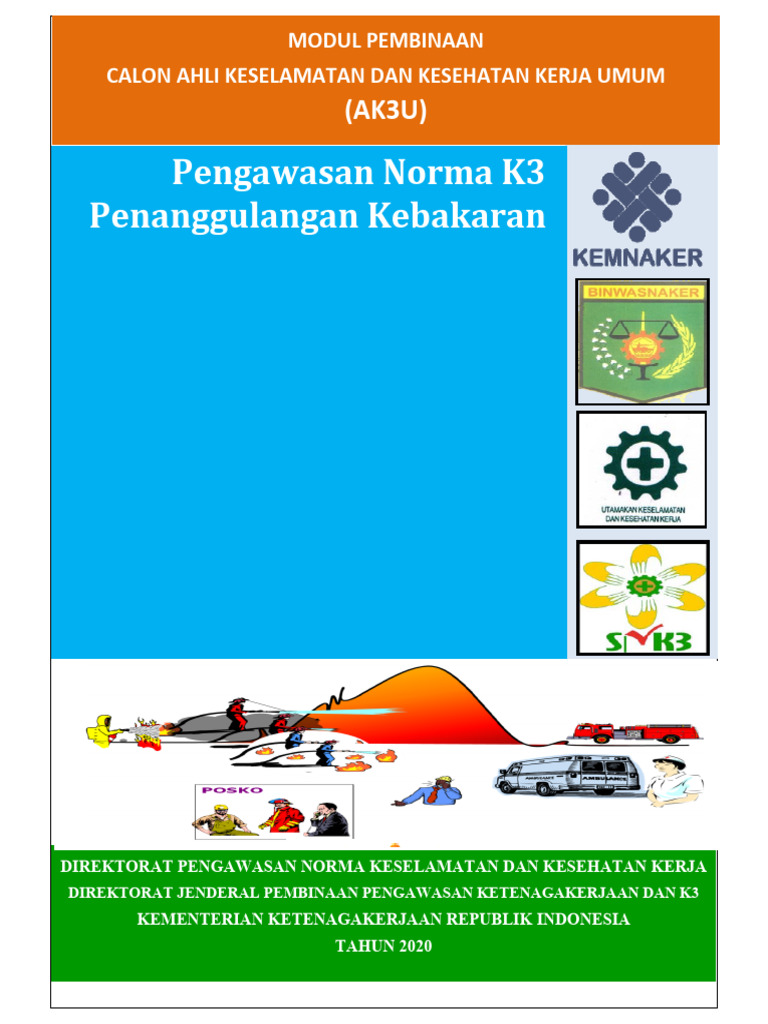 Modul K3 Penanggulangan Kebakaran | PDF | Sains & Matematika