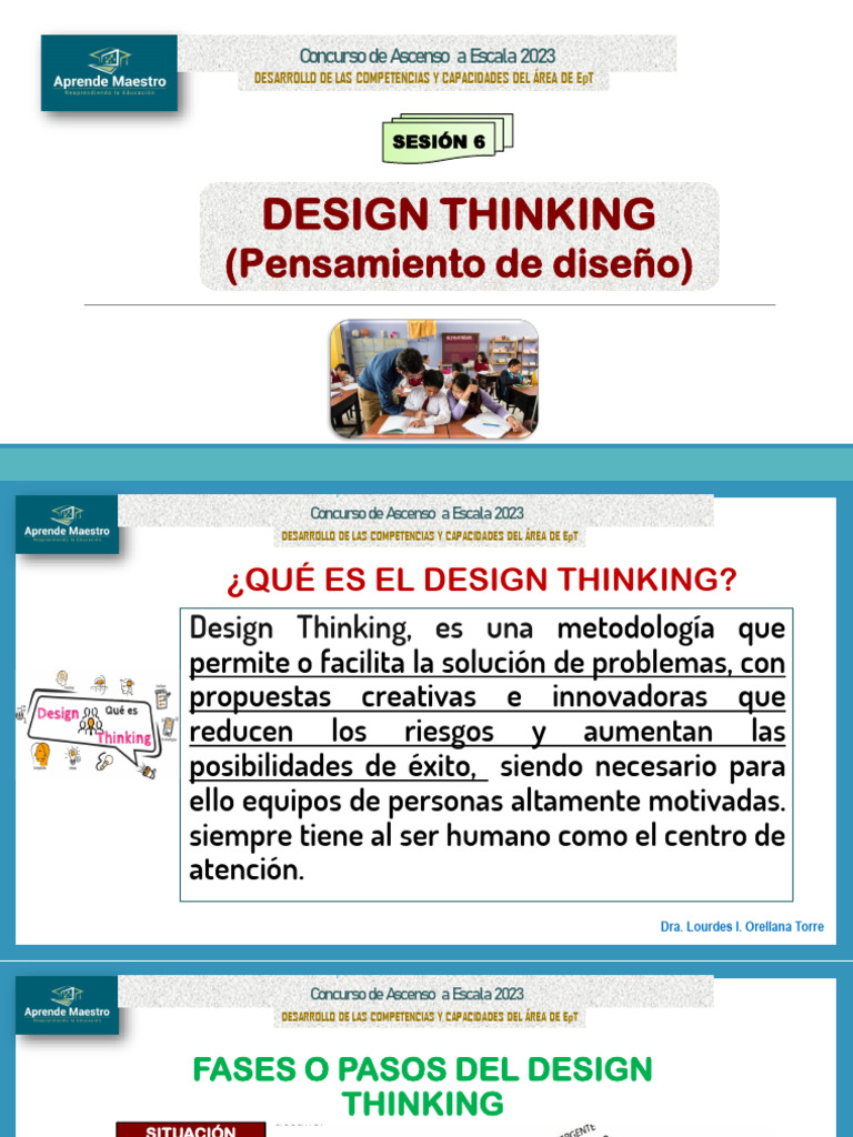 Sesion 6-Design Thinking - Material | PDF | El pensamiento de diseño ...