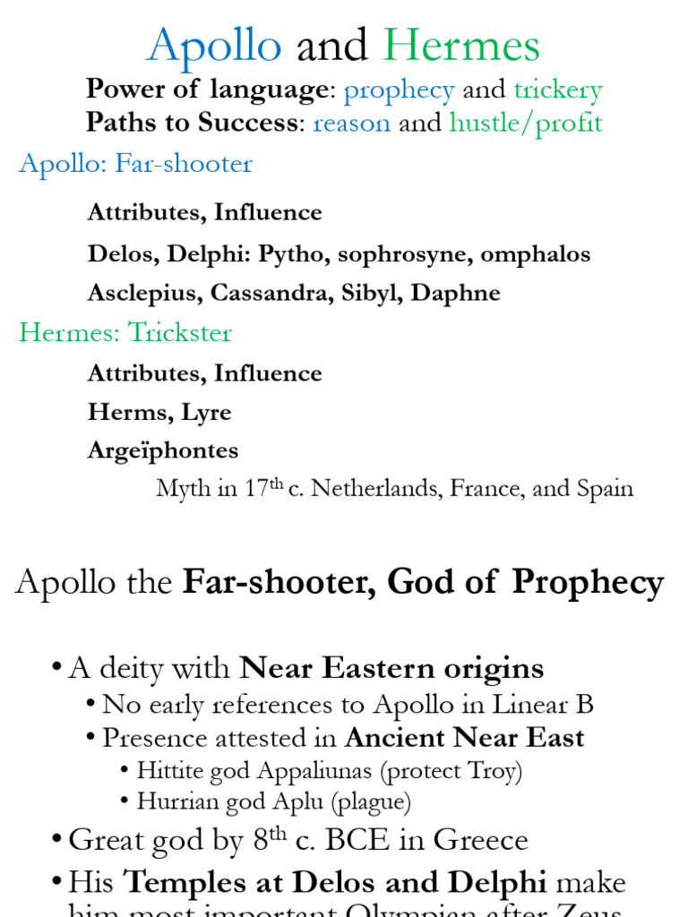 8 Apollo & Hermes | Download Free PDF | Apollo | Delphi