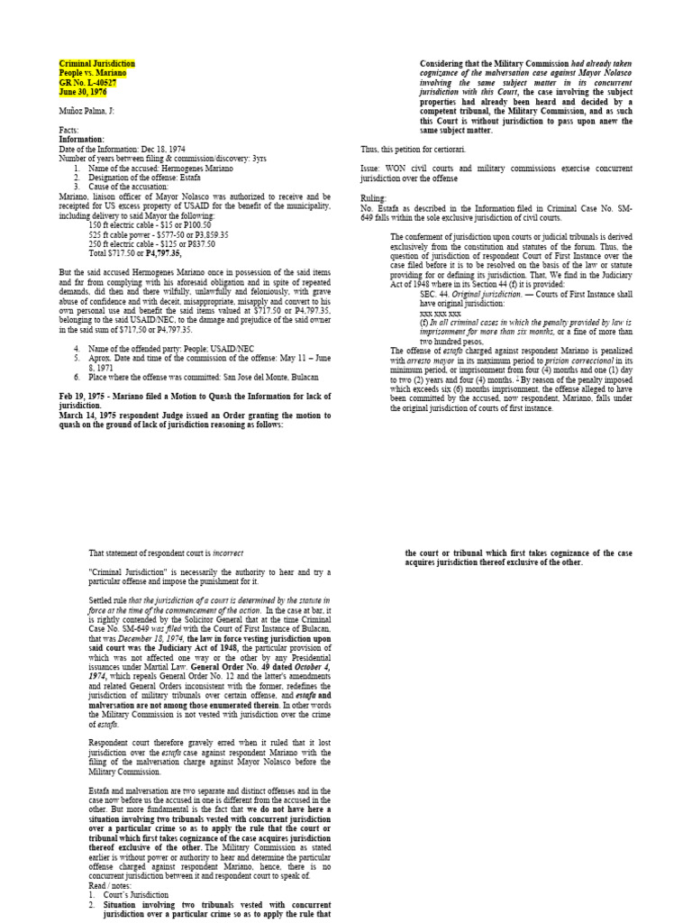 Crimpro Case Digests | PDF