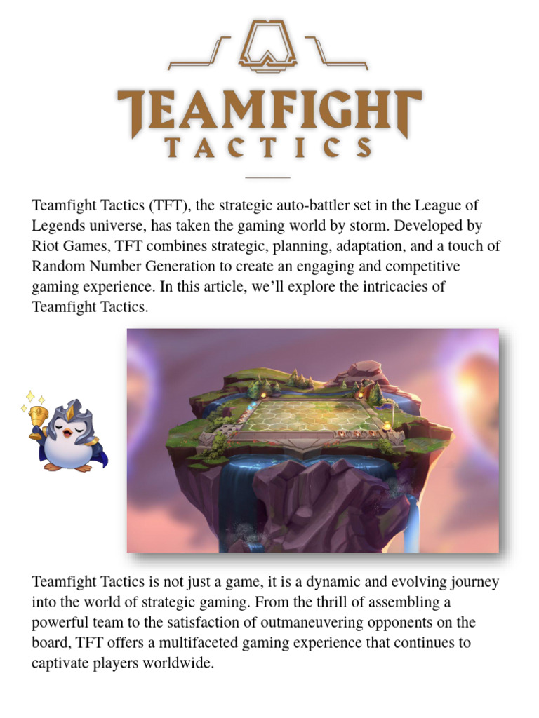 Mastering Teamfight Tactics Strategies | PDF | Games & Activities