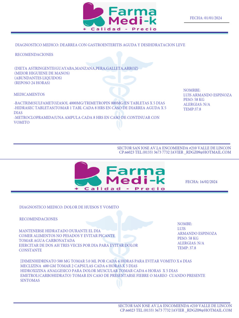 382038661-Receta-Medicas 2 | PDF