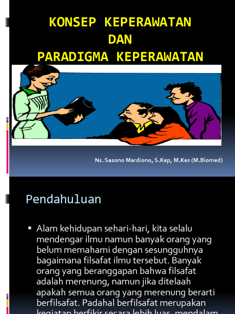 KONSEP DASAR KEPERAWATAN DAN PARADIGMA New | PDF