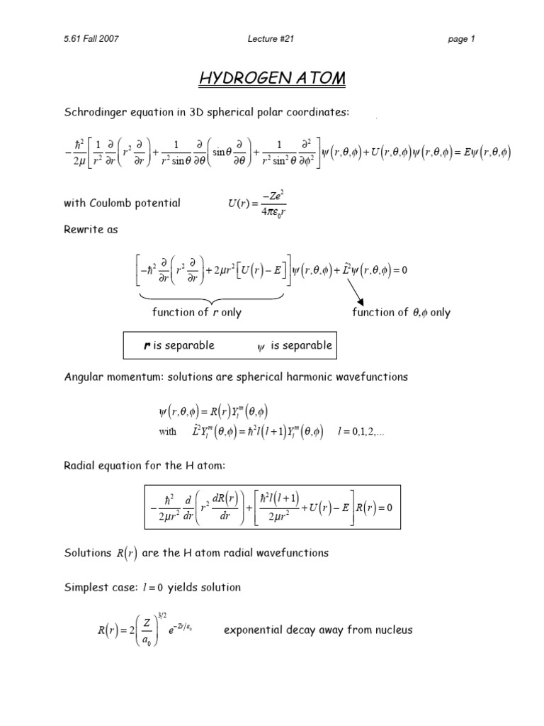 Lecture 18 To 20 | Download Free PDF | Spin (Physics) | Wave Function