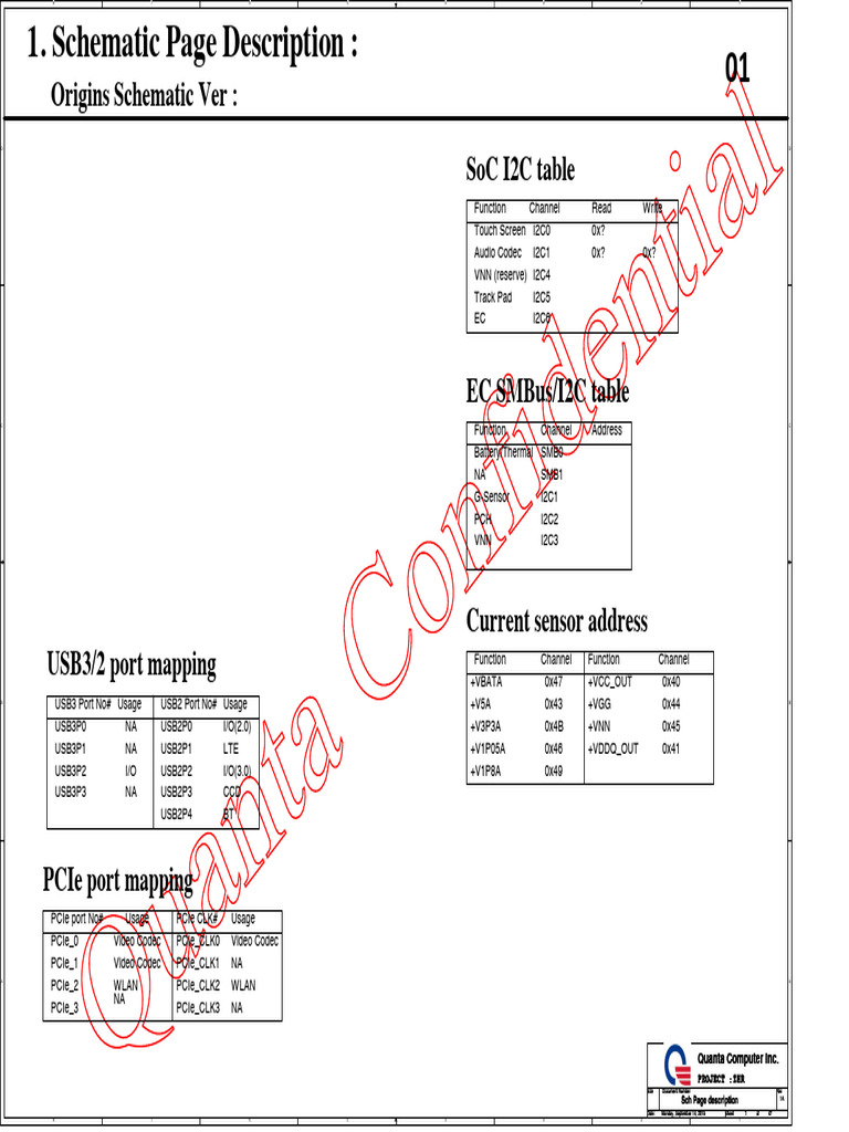 Quanta BSW Power and I2C Schematics | PDF | Computer Hardware | Computer Engineering