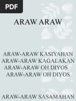 Araw Araw by MJ Flores Lyrics | PDF