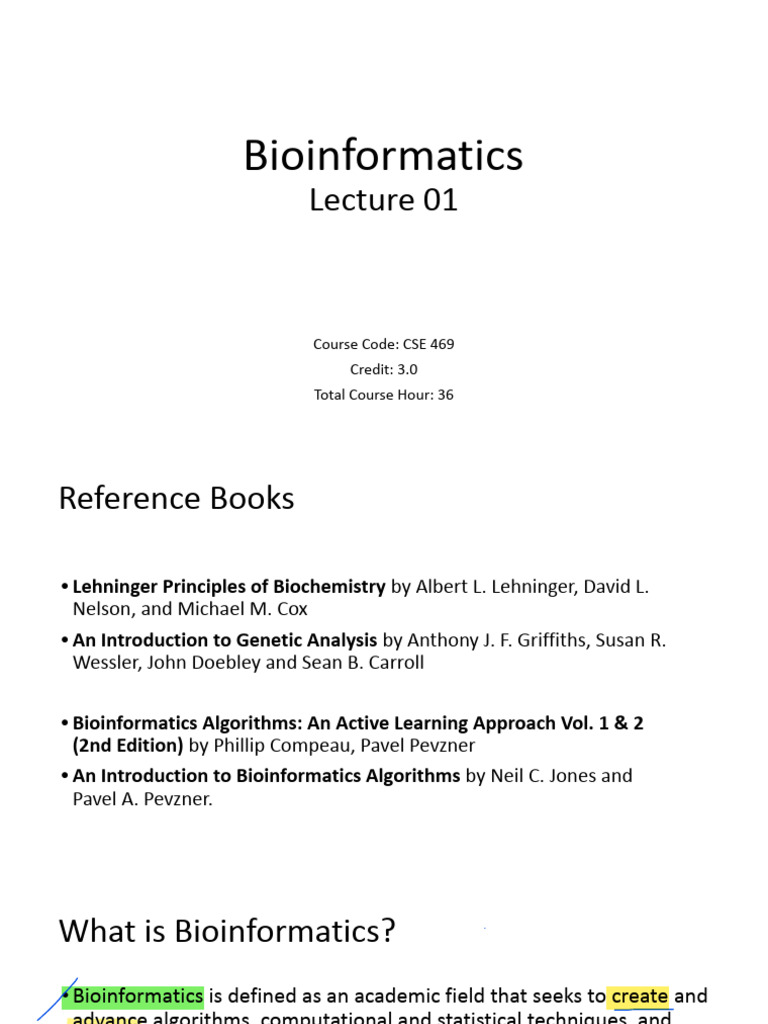 Lecture 1 Biochemistry | PDF | Translation (Biology) | Messenger Rna
