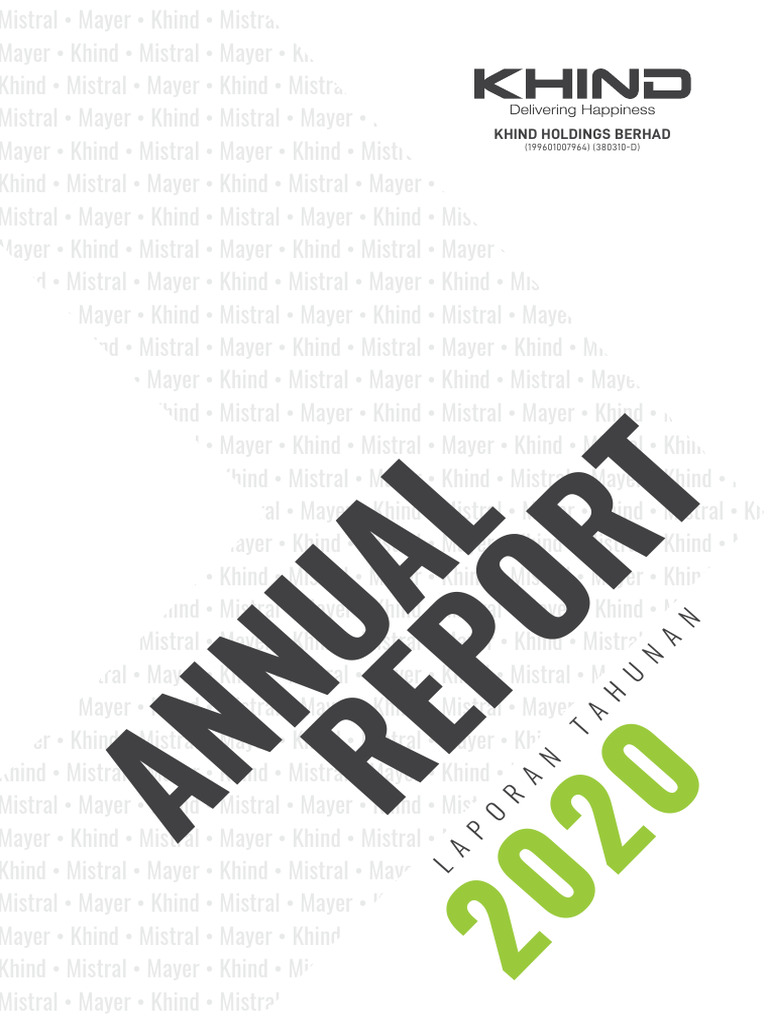 Annual Report 2020 Khind Holdings Berhad PDF | PDF | Dividend | Equity (Finance)