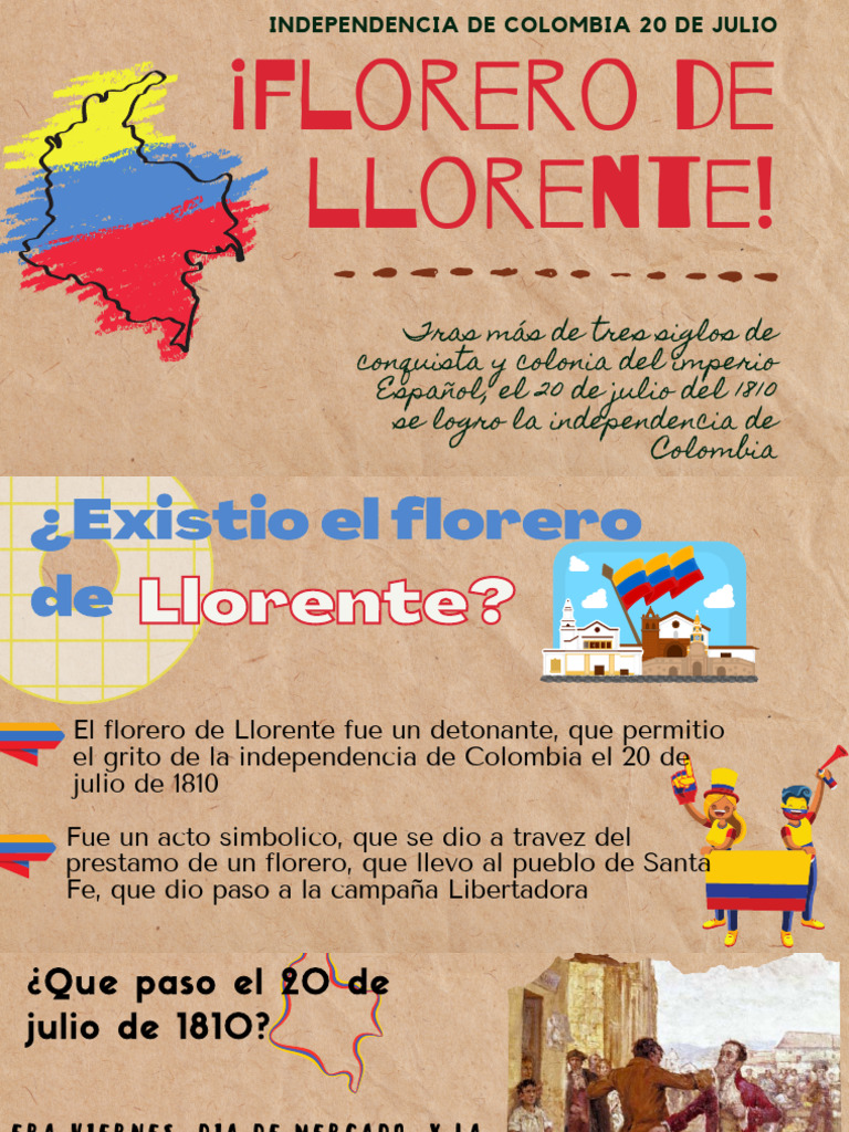 Cartelera sobre el Florero de Llorente | PDF | Viajes y turismo | Historia