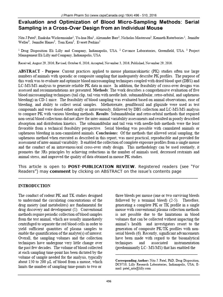 ojsadmin,+MS 28269 Format | PDF | Pharmacokinetics | Bioavailability
