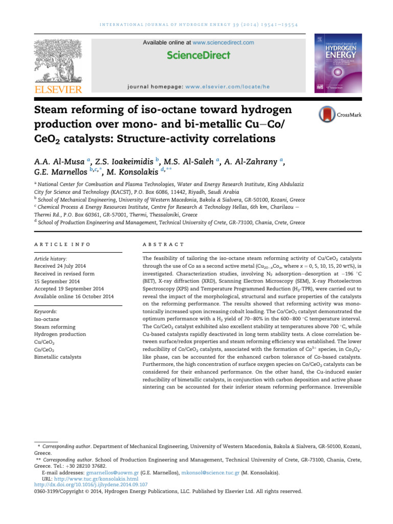 Steam Ref. Structure | PDF | Solid Oxide Fuel Cell | Fuel Cell