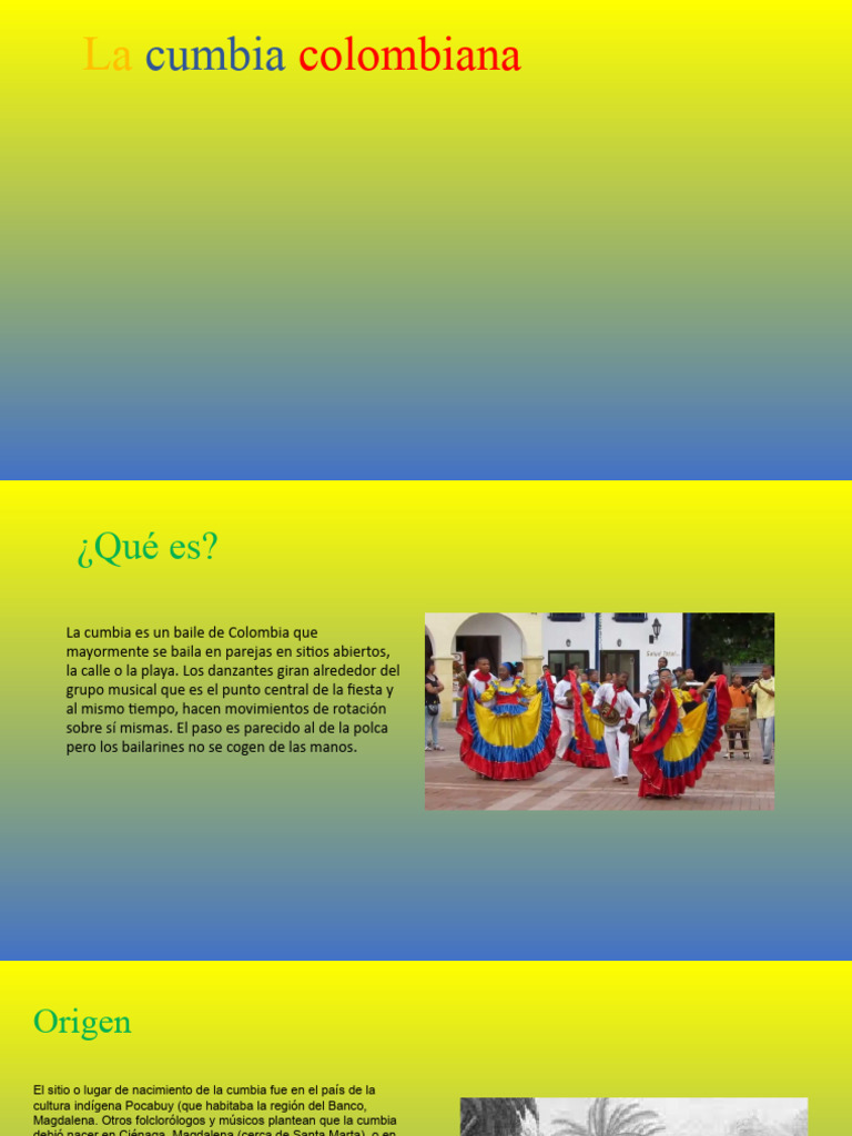 Instrumentos y origen de la cumbia | PDF | Las artes escénicas | Musica ...