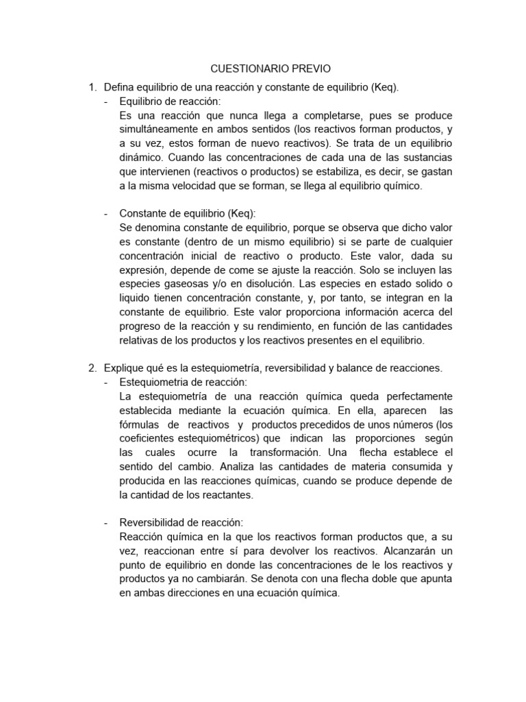 Cuestionario Previo Pract. 2 | PDF
