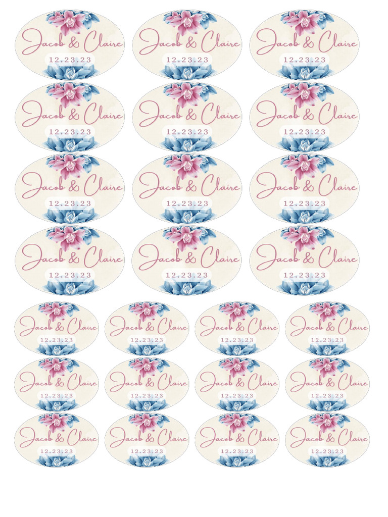 Jacob & Claire Sticker | PDF