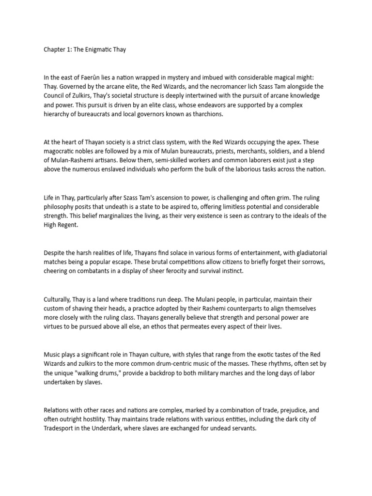 Forgotten Realms - Thay | Download Free PDF | Deities | Necromancy