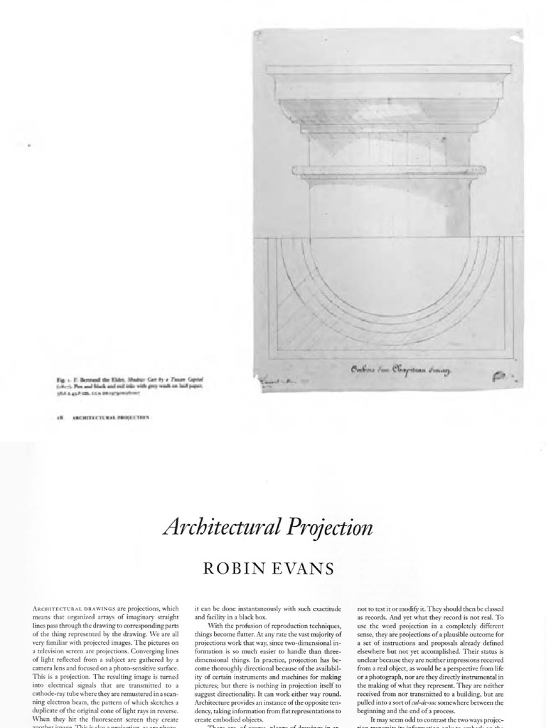 Evans - Architectural Projection 2 | PDF | Image | Perspective (Graphical)