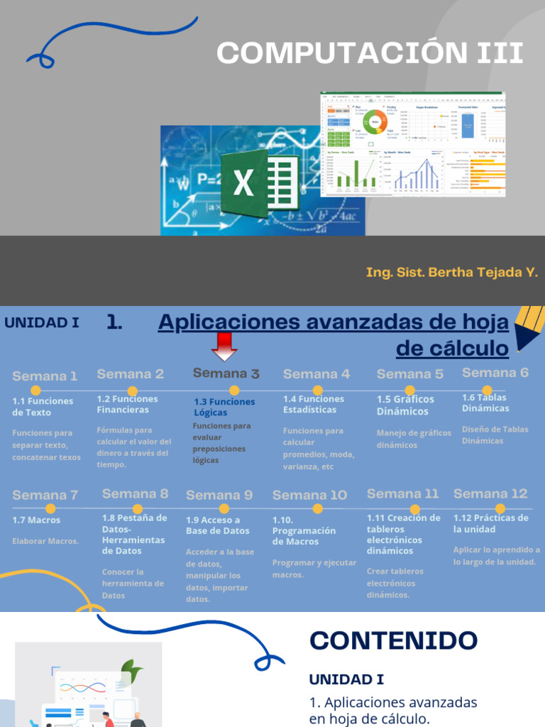 COMPUTACION III-1.3 | PDF | Hoja de cálculo | Software