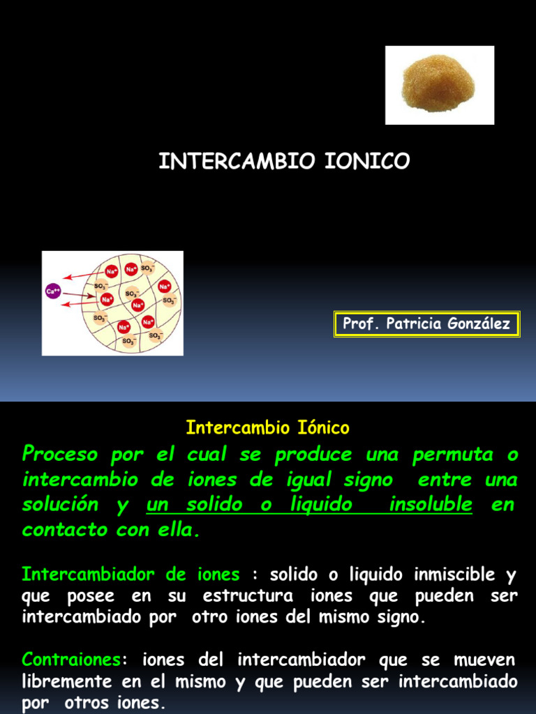 Intercambio Ionico | PDF