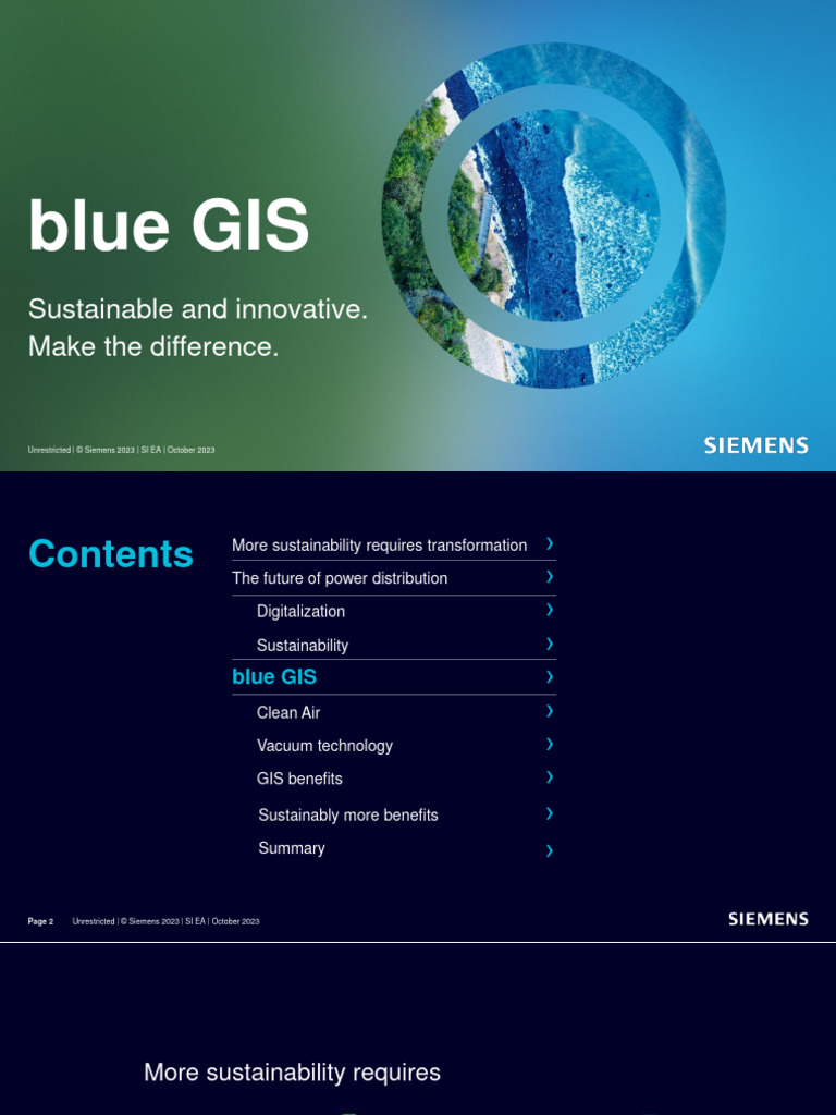 Blue GIS Presentation | PDF | Climate Change | Sustainability