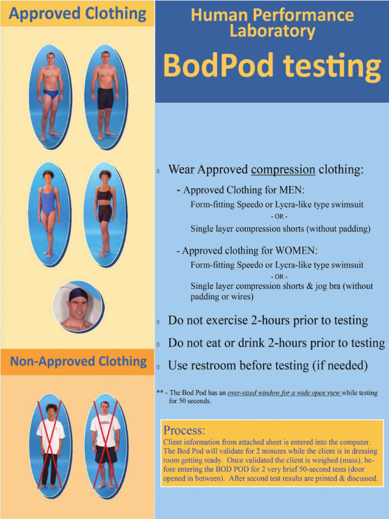 Bod Pod Instructions | PDF