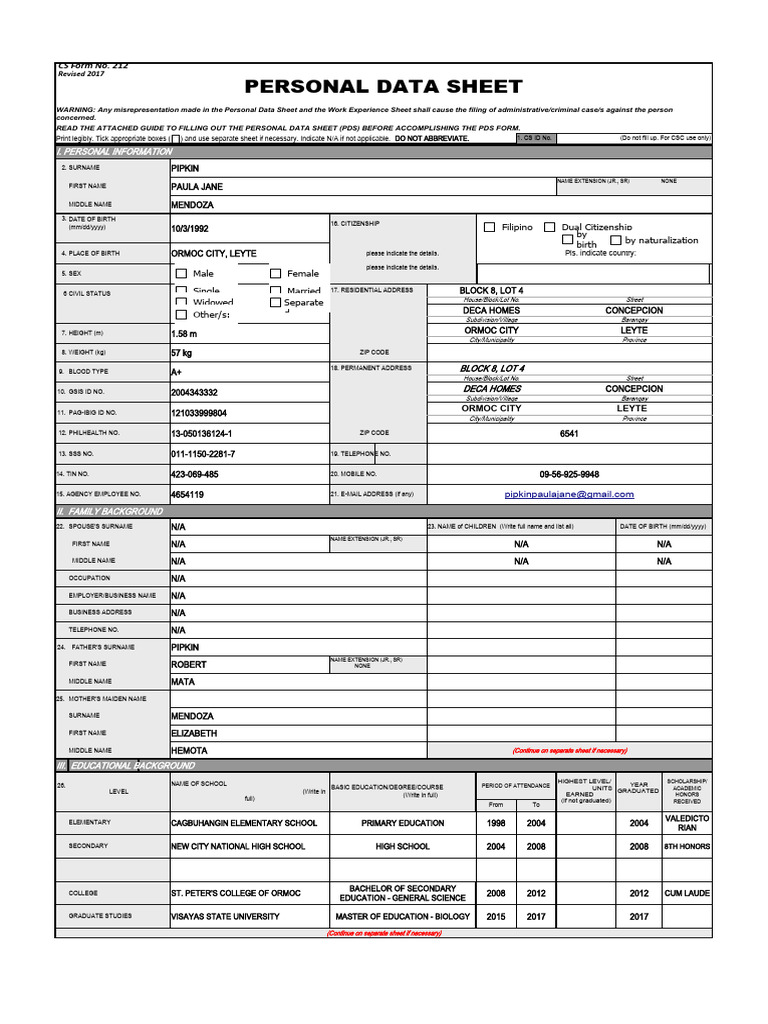 1 Pds Blank | PDF | Teachers